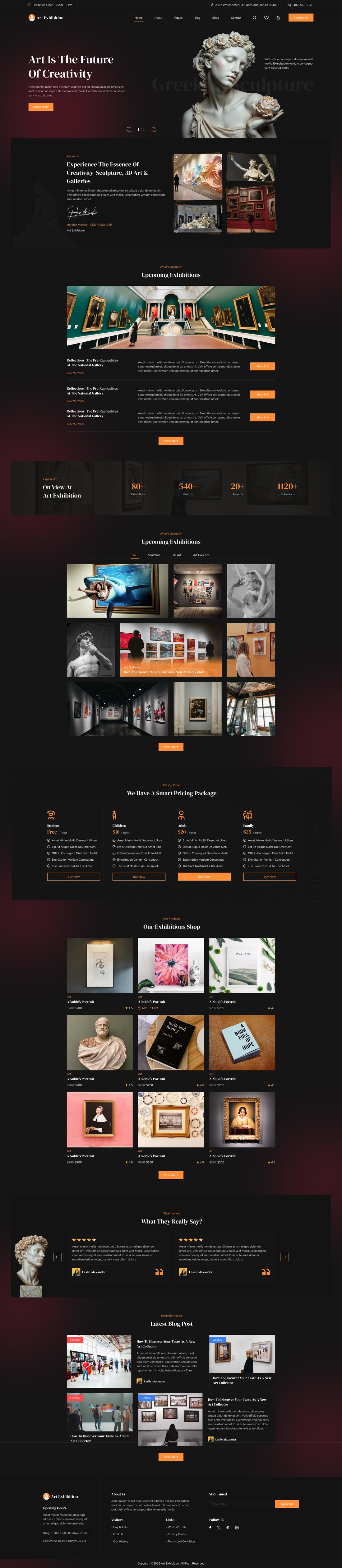 Art Gallery WordPress Theme For Creative Artist Portfolios – Omegathemes