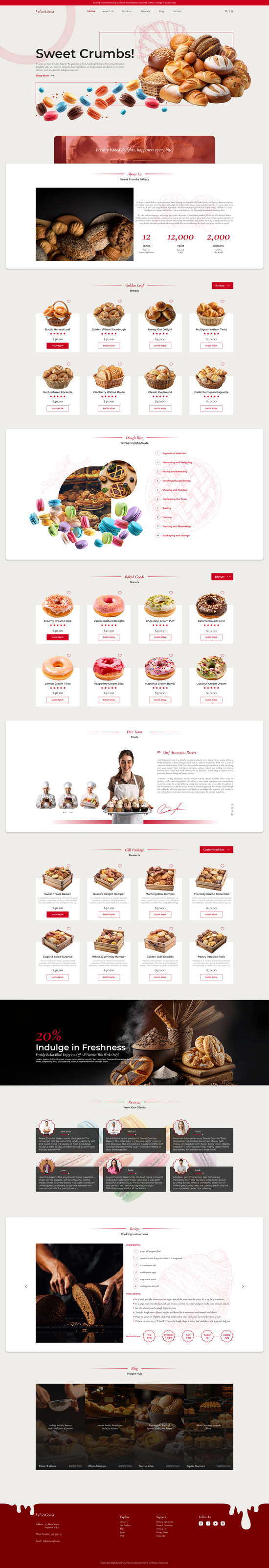 Bakery Shop WordPress Theme – Elegant & eCommerce-Ready – Omegathemes